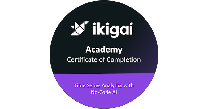 Time Series Analytics with No-Code AI - Credly