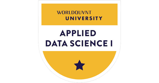 Applied Data Science I: Scientific Computing & Python - Credly