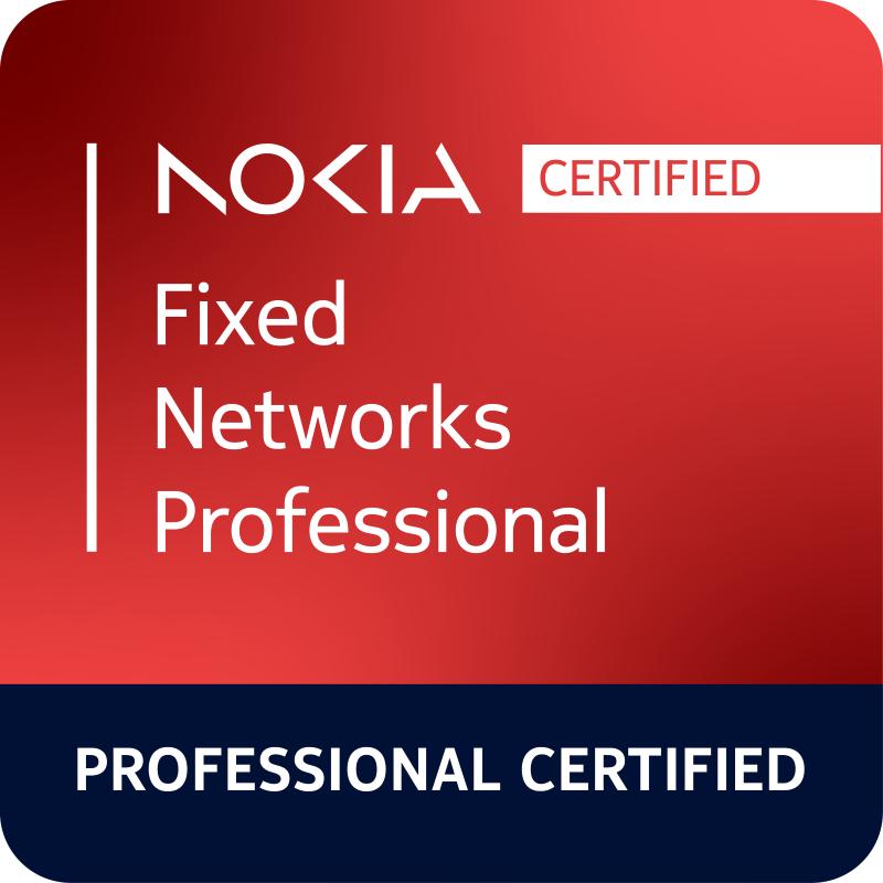 Nokia Certified Fixed Networks Professional - Credly