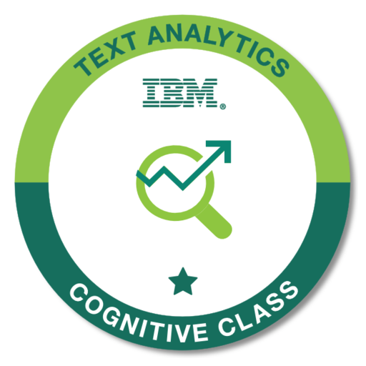 Text Analytics Level 1 V2 Credly