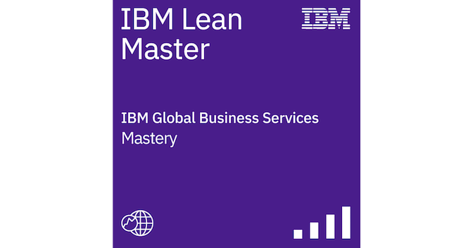 IBM Lean Master - Credly