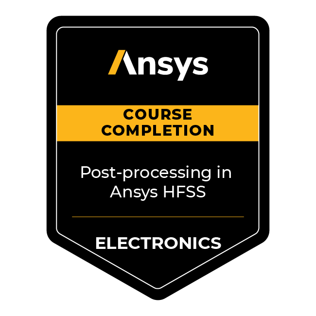 Ansys Course Completion: Understanding Simulations Through Examples ...