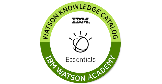 IBM Watson Knowledge Catalog Essentials - Credly