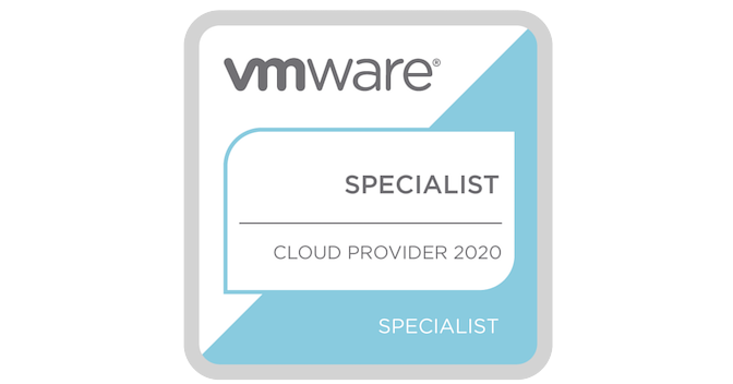 VMware Specialist – Cloud Provider 2020 - Credly