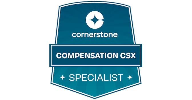 Cornerstone Compensation CSX Specialist - Credly