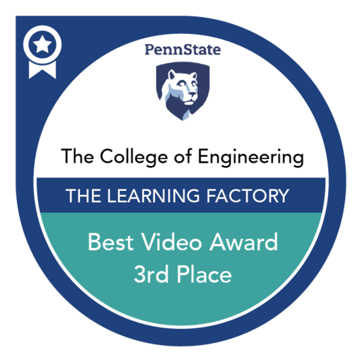 Best Video Award - 3rd Place - Credly