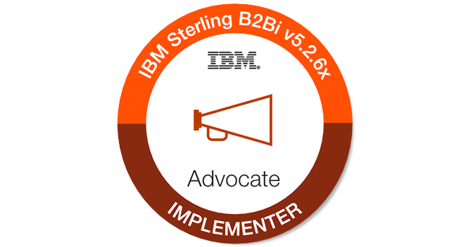 IBM Sterling B2Bi v5.2.6x - Implementer - Credly