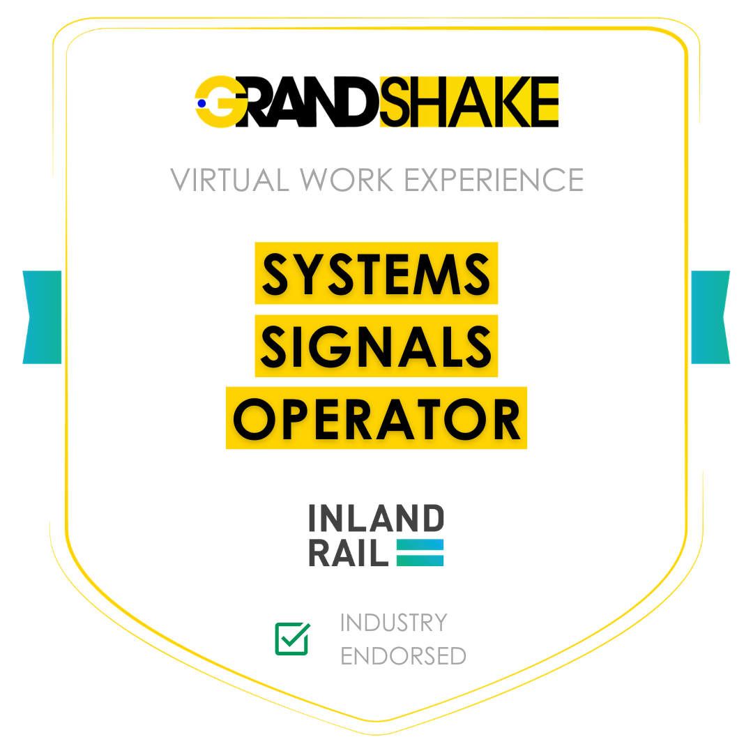 Systems and Signals Operator virtual work experience - Credly