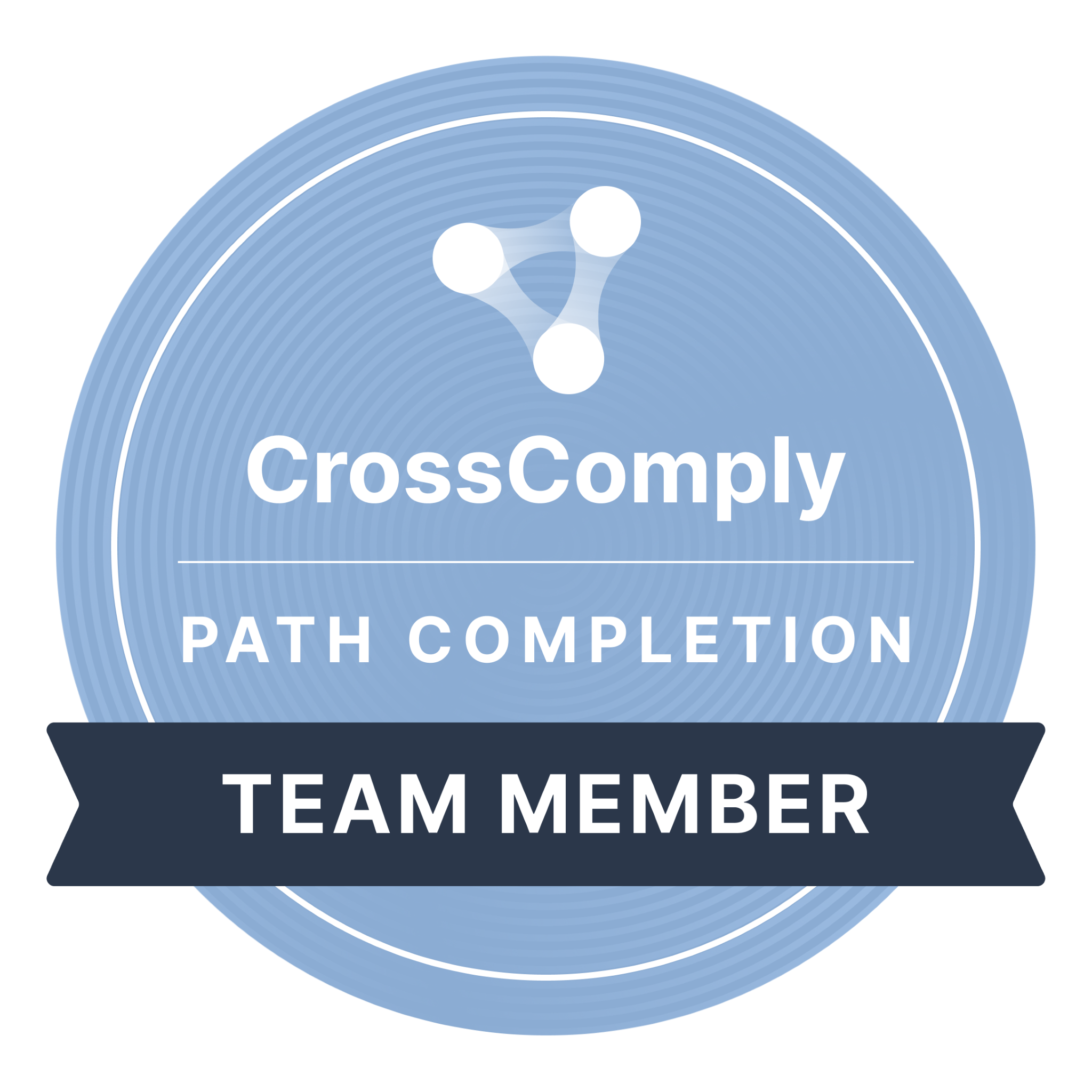 CrossComply Team Member Learning Path - Credly