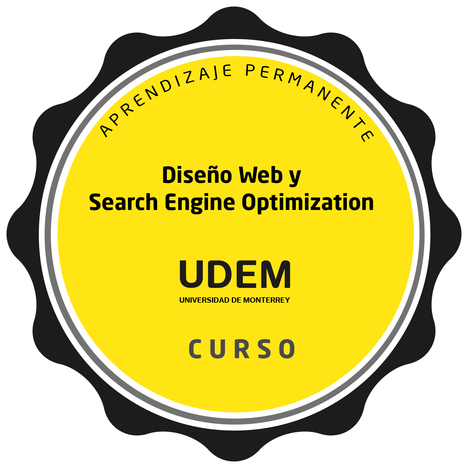 Diseño Web y Search Engine Optimization - Credly