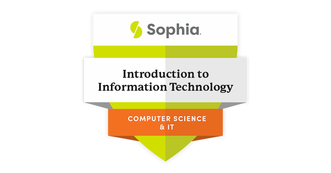 Introduction to Information Technology (CS1001) - Credly