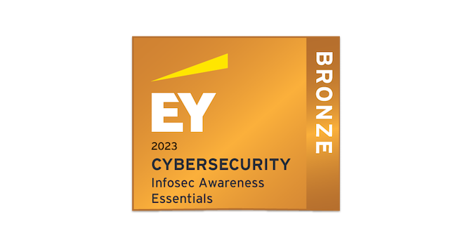 EY Cybersecurity - Information Security Awareness Essentials - Bronze (2023) - Credly