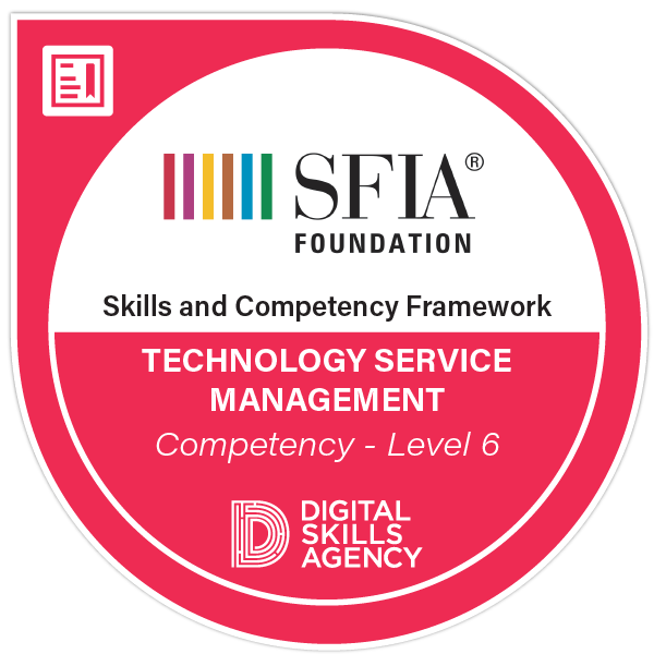 Technology Service Management - Competency - Level 6 - Credly