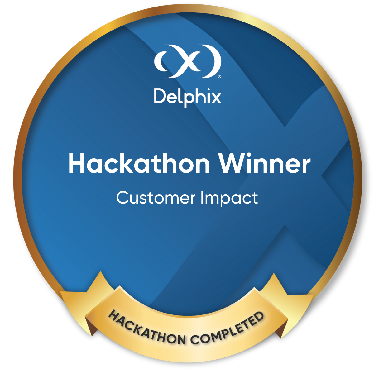 Delphix Engineering Hackathon Winner - Customer Impact - Credly