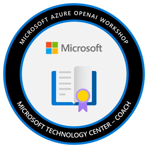 Microsoft Azure OpenAI Workshop Coach - Credly