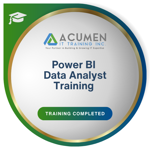 Power BI Data Analyst Training - Credly