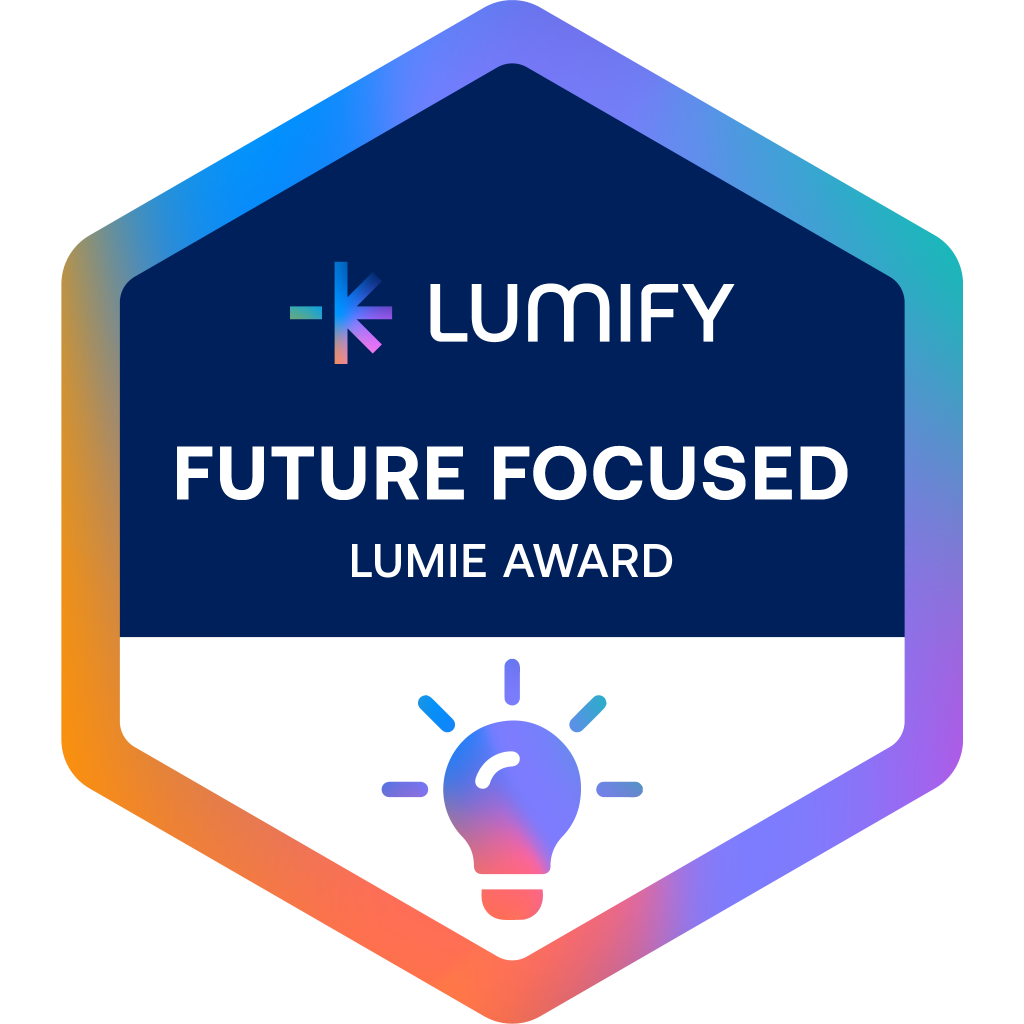 Lumie Award Badge: Future Focused - Credly