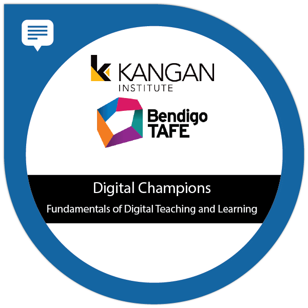 Digital Champions - Fundamentals of Digital Teaching and Learning - Credly