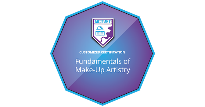 Fundamentals of Make-up Artistry: CPICS00119 (Customized Certification) - Credly