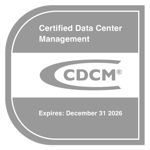 Certified Data Center Management (CDCM®) - Credly