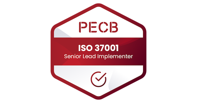 ISO 37001 Senior Lead Implementer - Credly