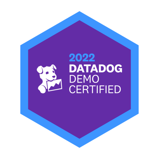 Datadog AWS Ambassador Demo Certification - Credly