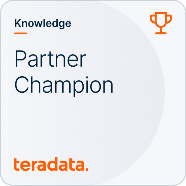Teradata Partner Champion Badge - Credly