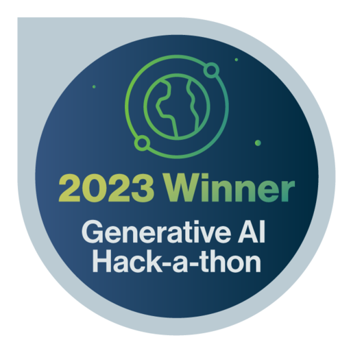 2023 Generative AI Hack-a-thon Winner - Credly