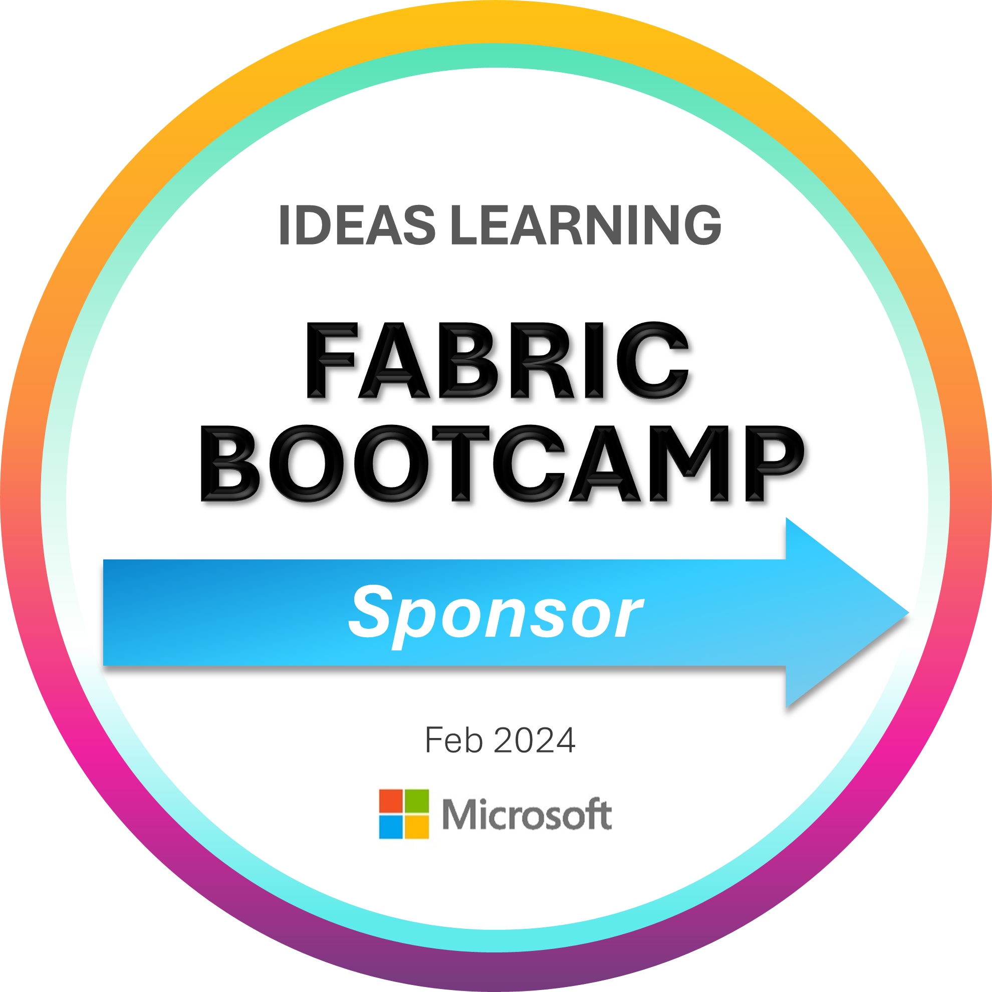 IDEAS Fabric Bootcamp - Sponsor - Credly
