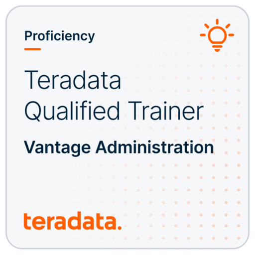 Qualified Trainer - Vantage Administration - Credly