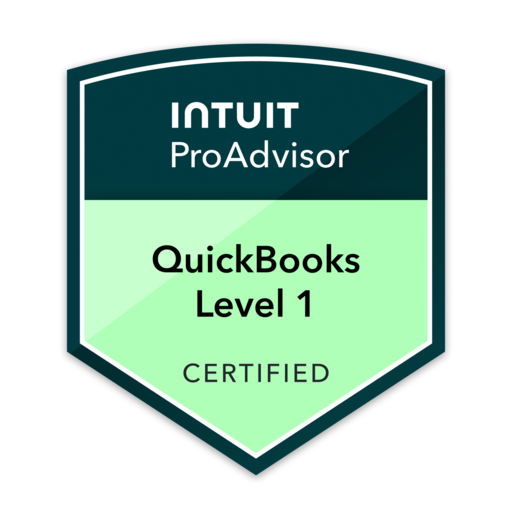 QuickBooks Online Certification Level 1 - Credly