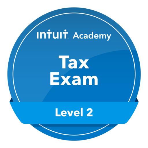 Intuit Academy Tax Exam - Level 2 - Credly