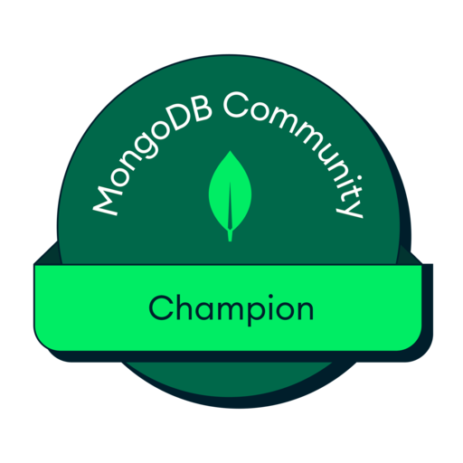 MongoDB Community Champion - Credly
