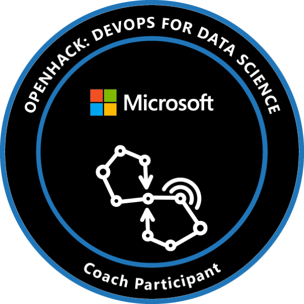 OpenHack DevOps For Data Science Coach Credly