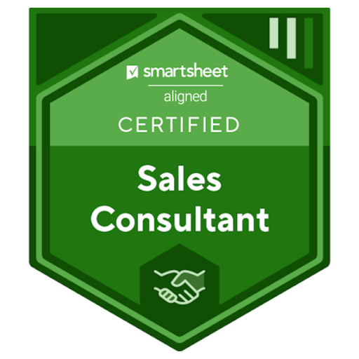 Smartsheet Aligned Certified Sales Consultant - Credly