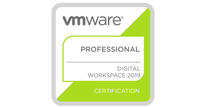 VMware Certified Professional - Digital Workspace 2019 - Credly