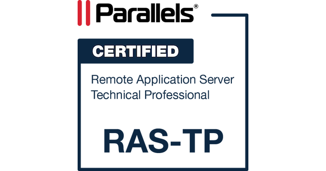 Parallels RAS Technical Professional (RAS-TP) - Credly