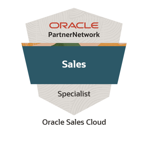 Oracle Sales Cloud Sales Specialist - Credly