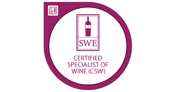 Certified Specialist of Wine (CSW) - Credly