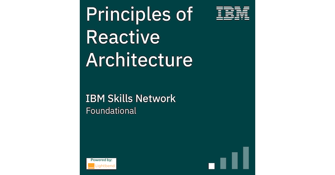Principles of Reactive Architecture - Credly