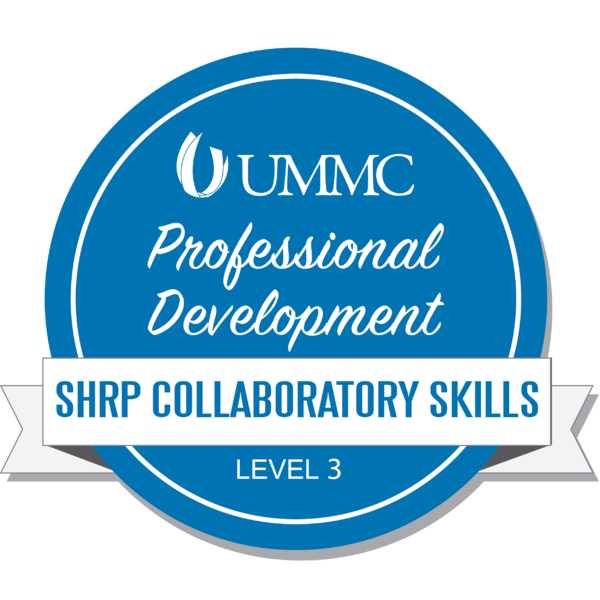 SHRP Collaboratory Skills: Level 3 - Credly