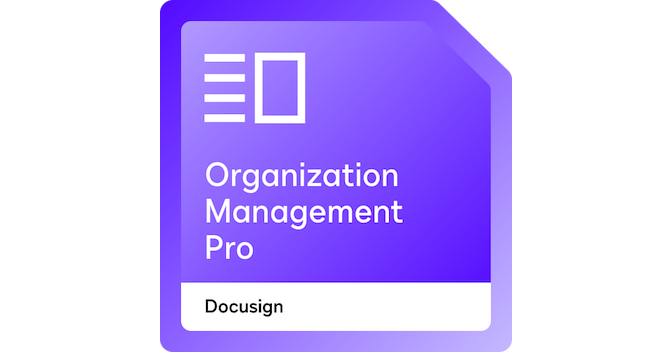 Docusign Organization Management Pro - Credly