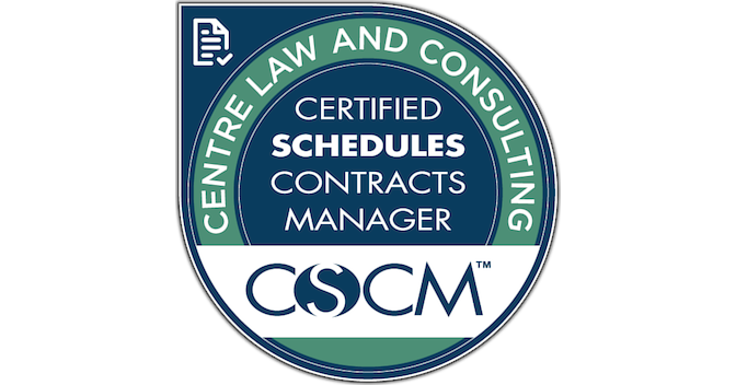 Certified Schedules Contracts Manager (CSCM) - Credly
