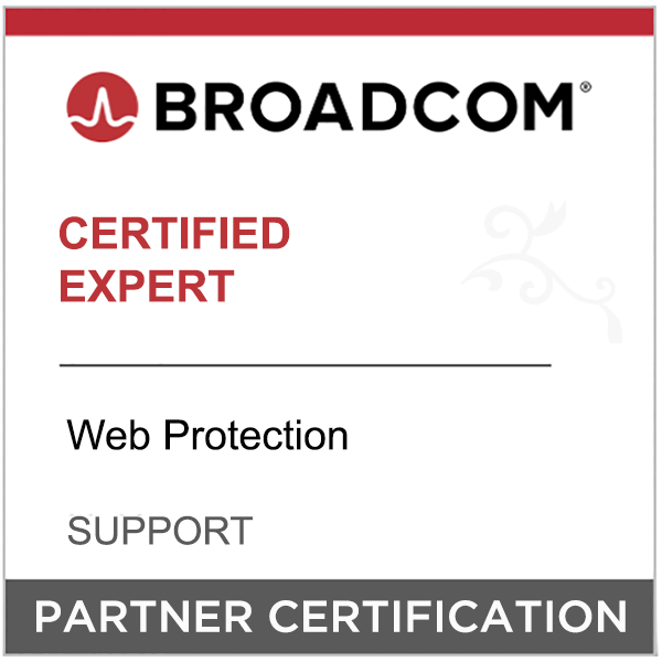 Broadcom Partner Certification - Certified Expert - Web Protection - Support - Credly