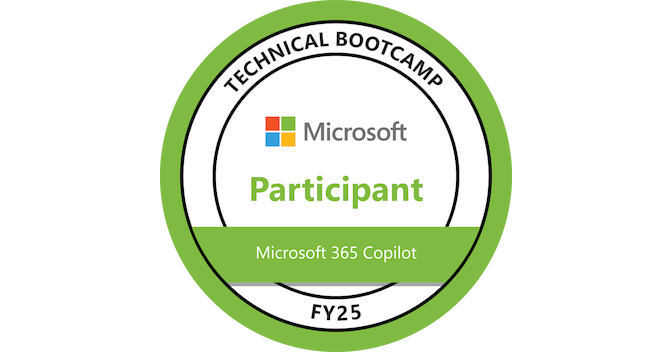 FY25 Microsoft 365 Copilot Project Ready Participant Badge - Credly