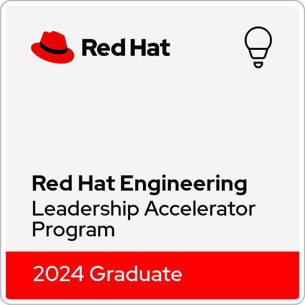 2024 Red Hat Engineering Leadership Accelerator Program - Credly