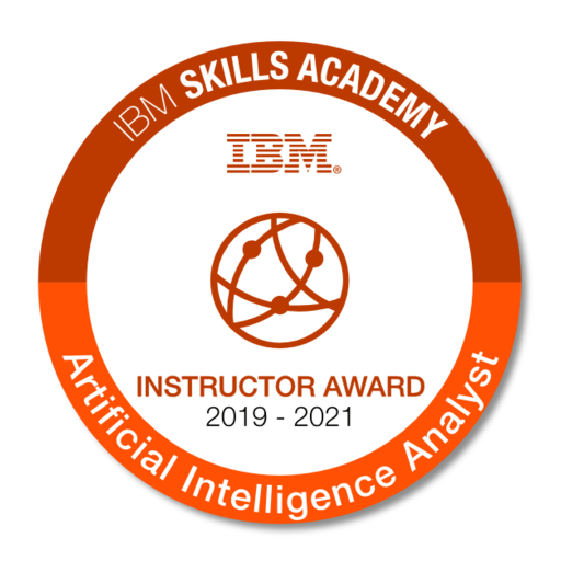 Artificial Intelligence Analyst - Instructor Award 2019 - Credly