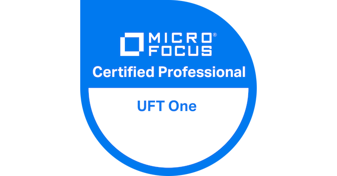 UFT One v15.x Certified Professional - Credly
