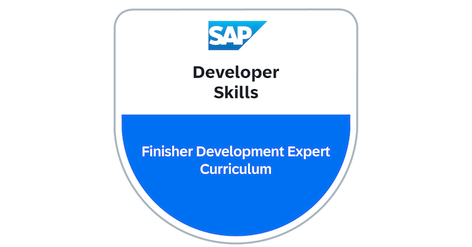Developer Skills - Finisher Development Expert Curriculum - Credly