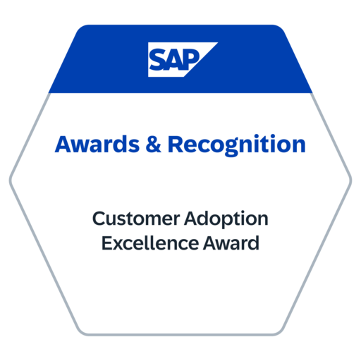 Awards and Recognition - Customer Adoption Excellence Award - Credly